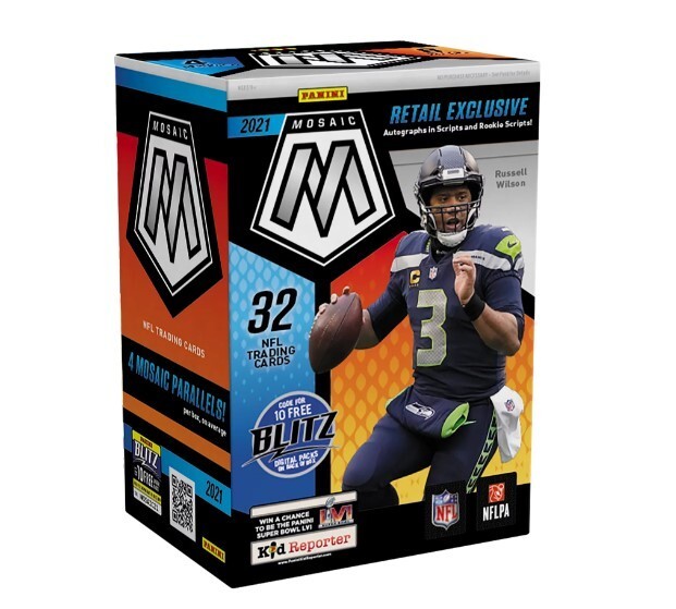 2021 Panini Mosaic Football NFL Blaster Box Factory Sealed Genesis ...