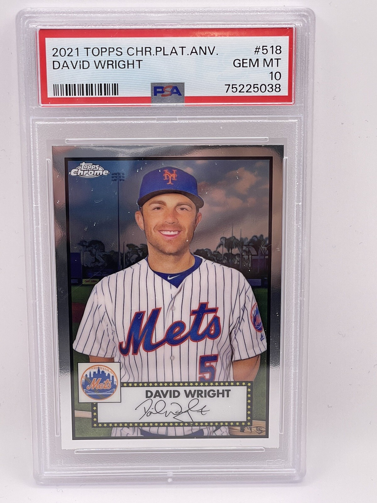 2021 Topps Chrome Platinum Anniversary - #518 David Wright for sale ...