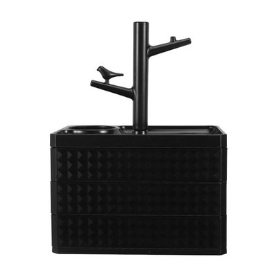 Rotating Jewelry Organizer, 3-Layer Jewelry Box, Rotating Travel Tray ...