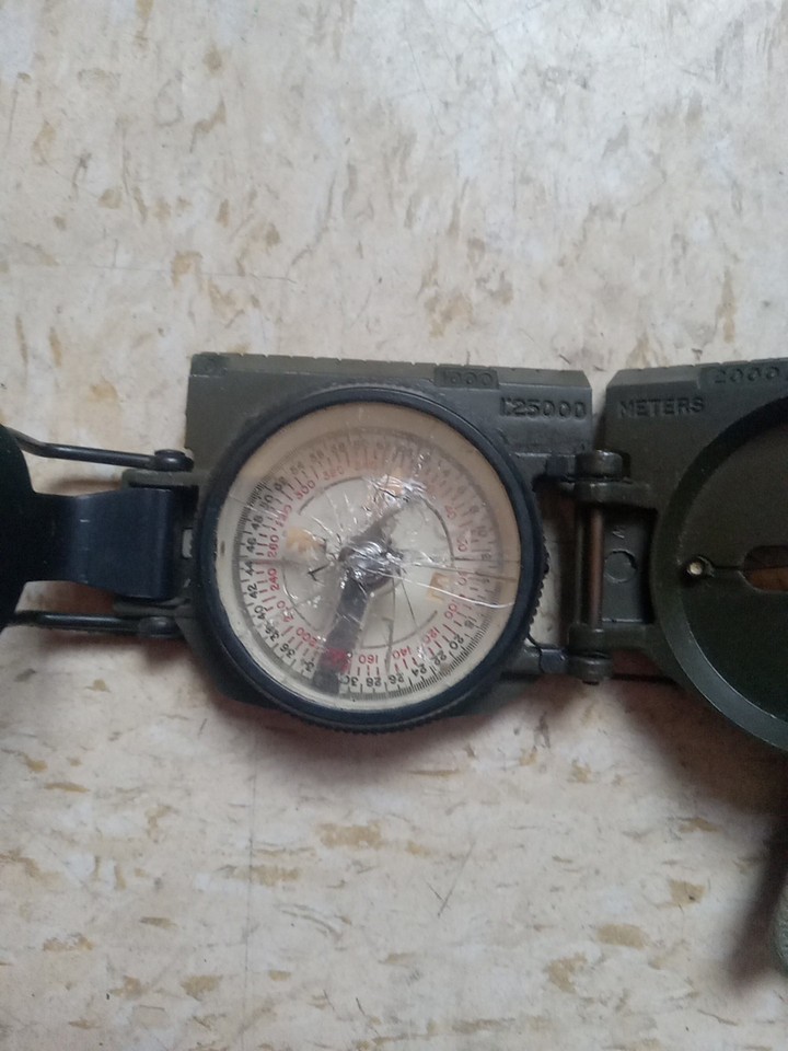 Vintage 1966 US Military Compass Magnetic Union Instrument Cluster | eBay