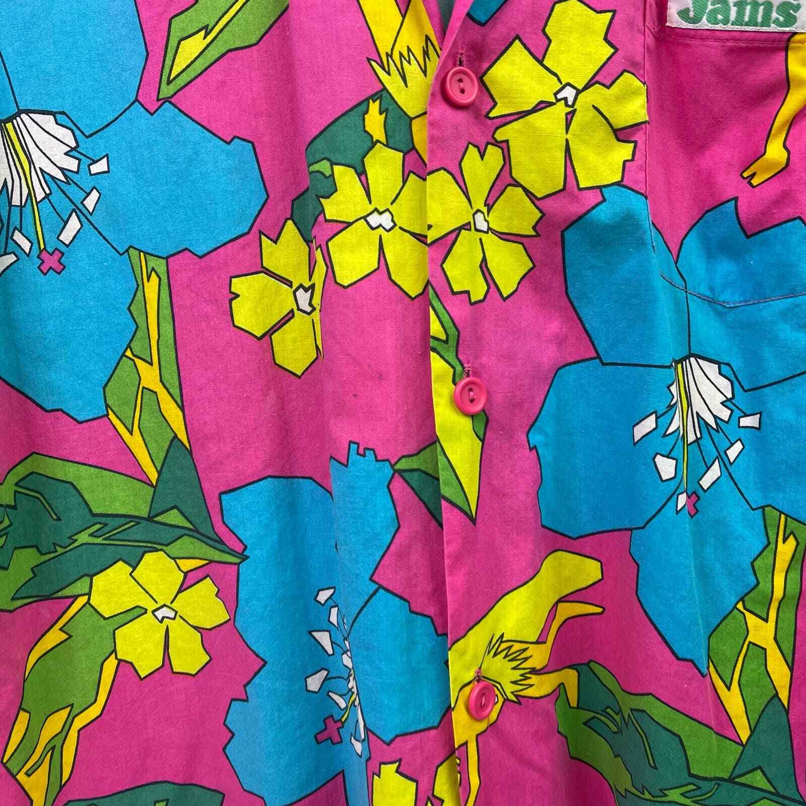 RARE Original Jams Surf Line Hawaii 80s Vintage Flora… - Gem