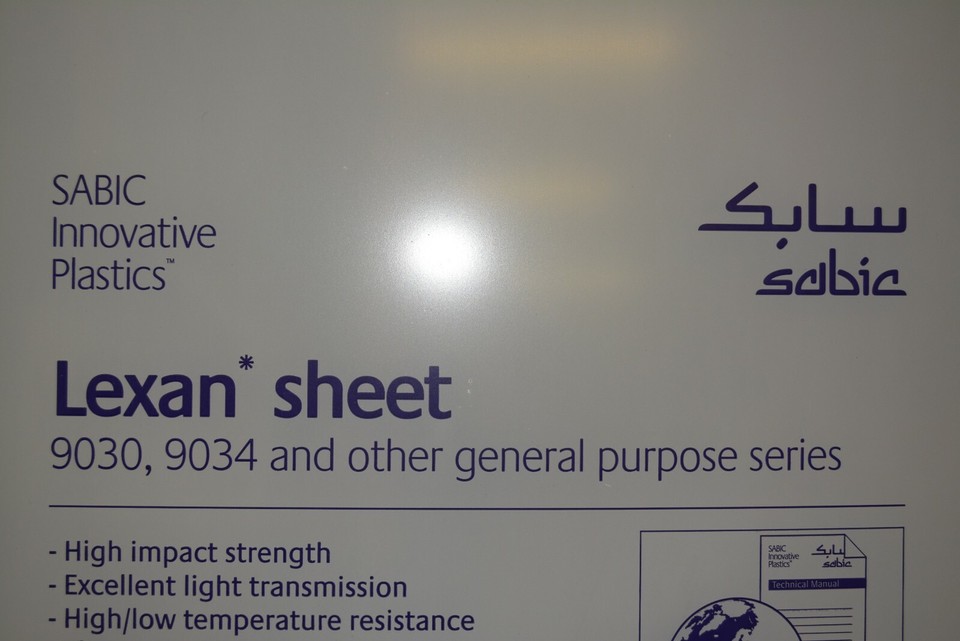 Lexan Polycarbonate Plastic Sheet Clear 1/16" .060" Sheet CHOOSE A SIZE ...
