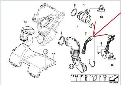 BMW 13717803842 Air Filter Pipe Hose for sale online | eBay