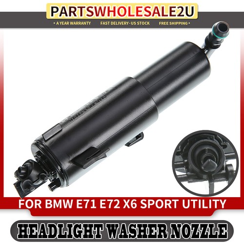 Front Driver Side Headlight Washer Nozzle for BMW E71 E72 X6 08-14 ...