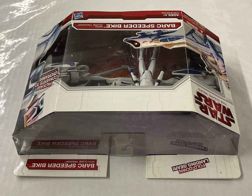 Star Wars The Clone Wars Barc Speeder Bike With Clone Speeder Hasbro ...