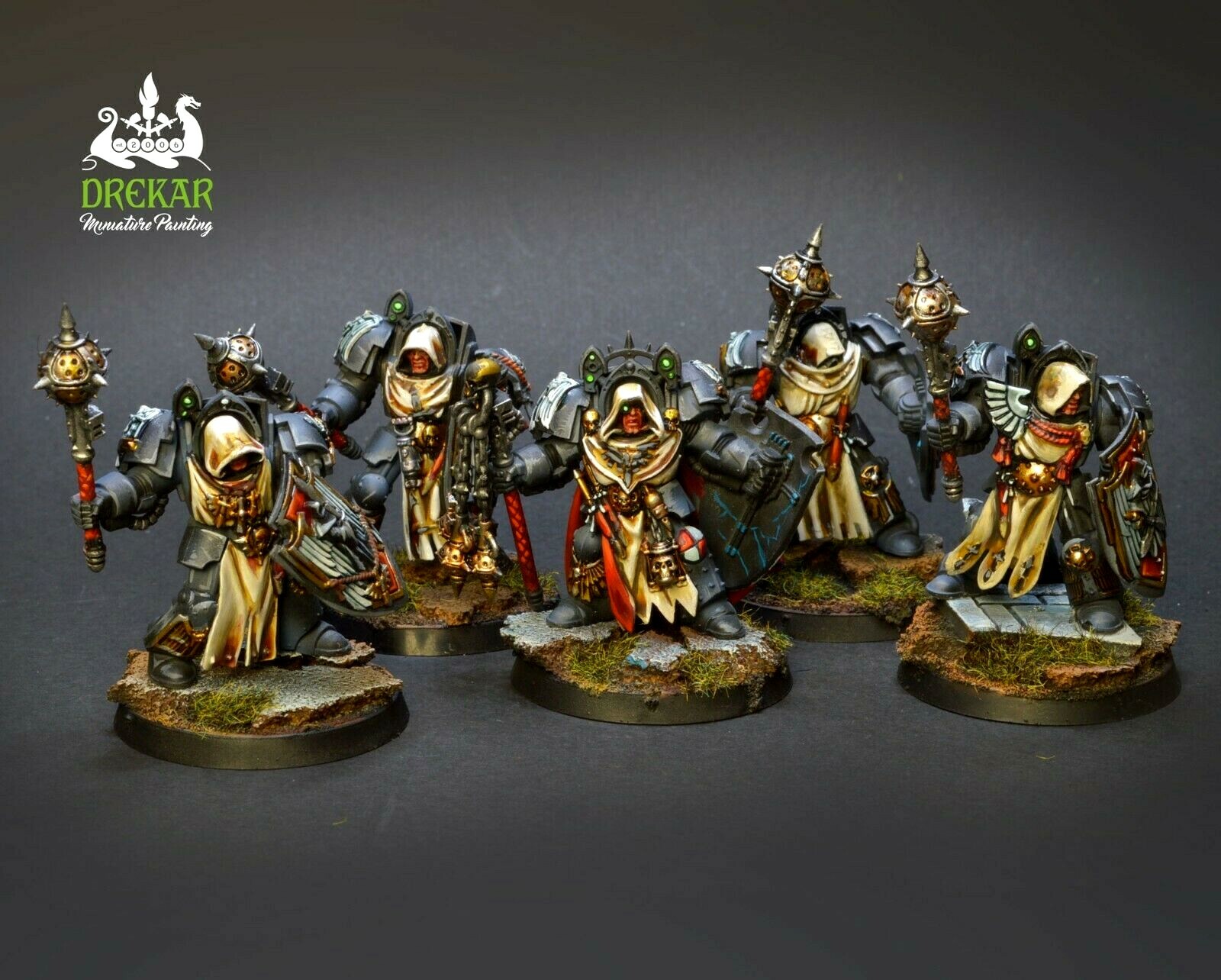 Deathwing Knights dark angels wahammer 40K ** COMMISSION ** painting ...