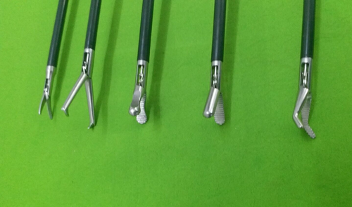 5pc Laparoscopic Grasping Forceps Set 5mmx330mm Endoscopy Reusable ...
