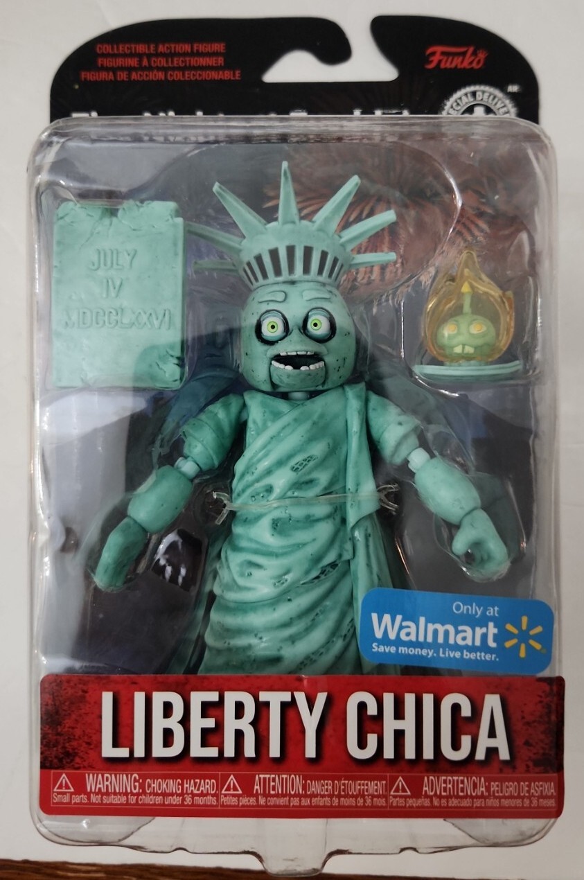 Funko FNAF Five Nights at Freddy's LIBERTY CHICA Walmart July 4th ...
