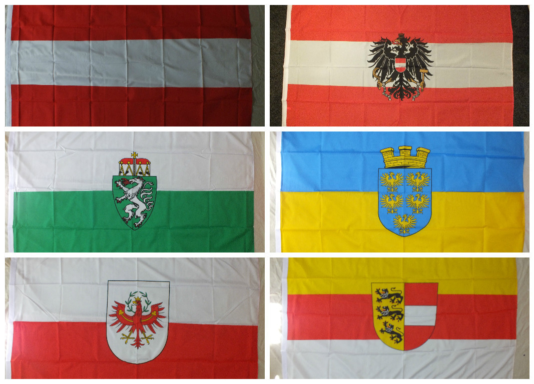 Austria Flag 5x3 Osterreich Imperial Eagle Wien WW1 Heraldic State ...