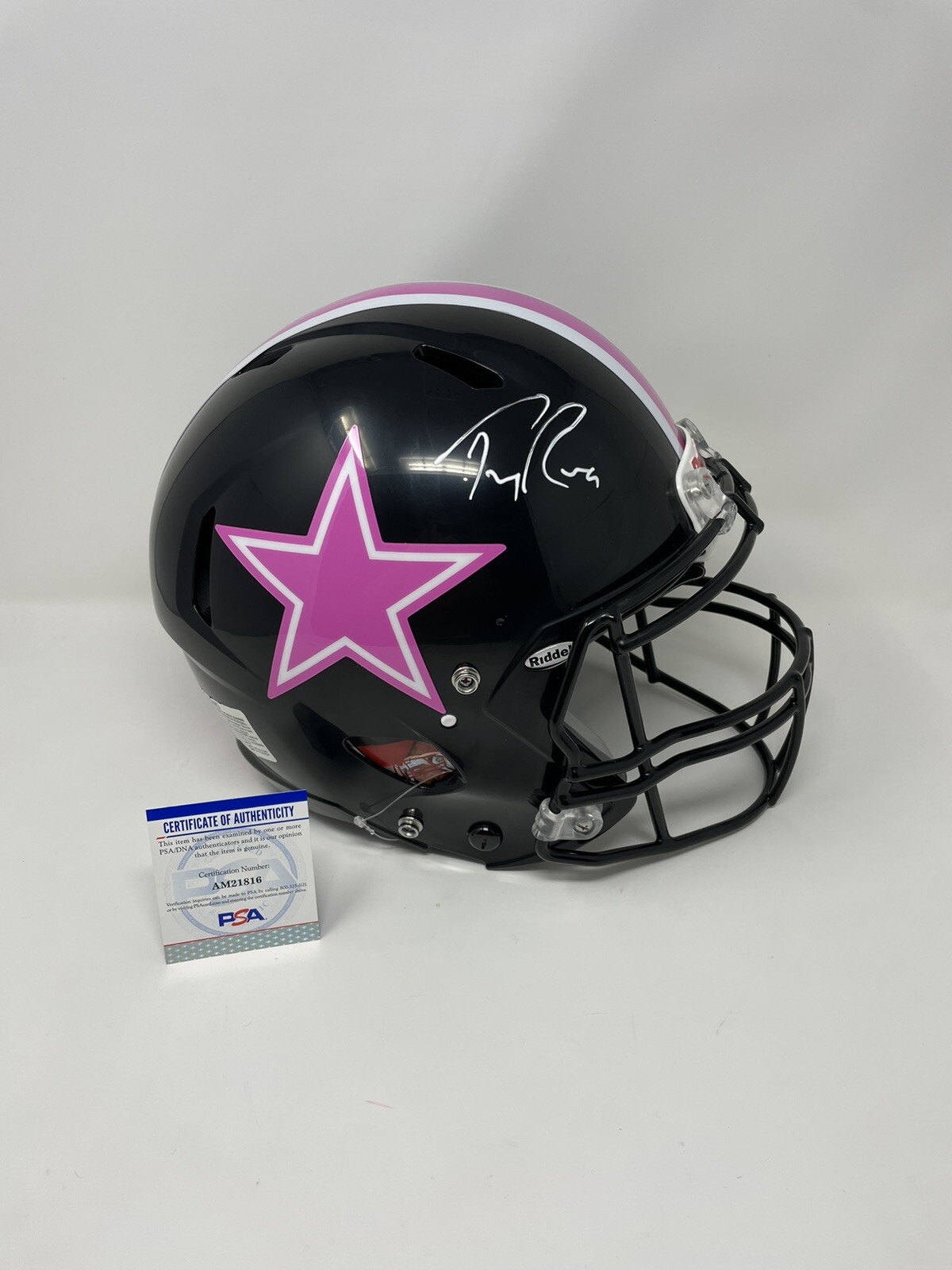 Tony Romo Autographed Memorabilia | Signed Photo, Jersey, Collectibles ...