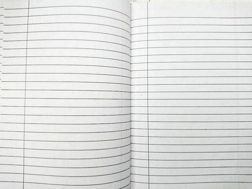 A5 Notebook Feint Ruled Hardback with Margin Travel Note Office Writing ...