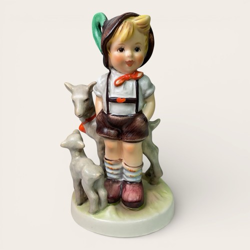 M.J. Hummel Goebel Figurine LITTLE GOAT HERDER W.Germany 1948 Signed ...