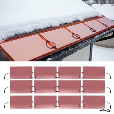 24FT Roof Snow Melting System, Roof Heaters to Prevent Ice Dams, Roof ...