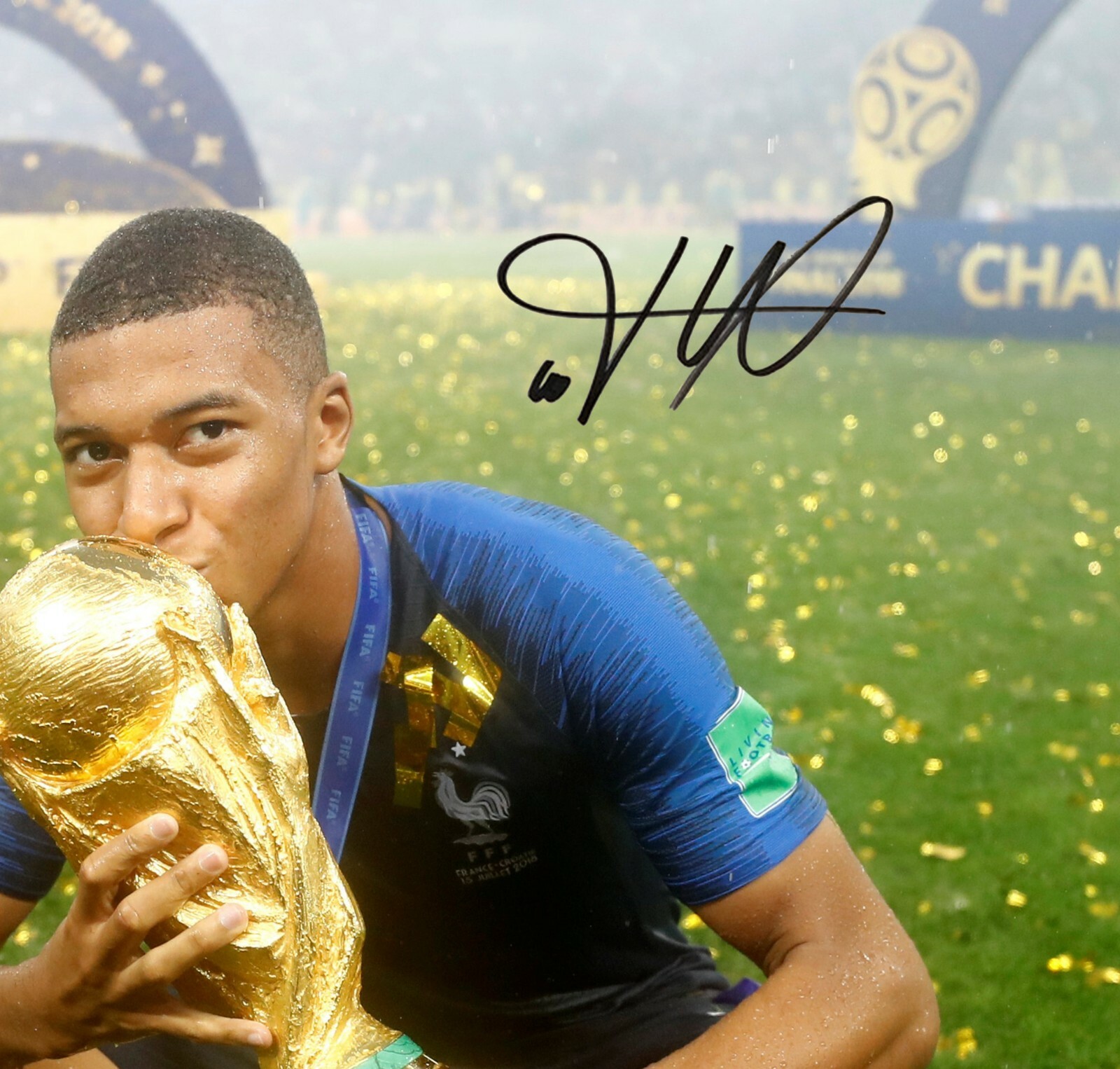 Kylia Mbappe - France Autographed Art Poster Prints. Great Gift | eBay ...