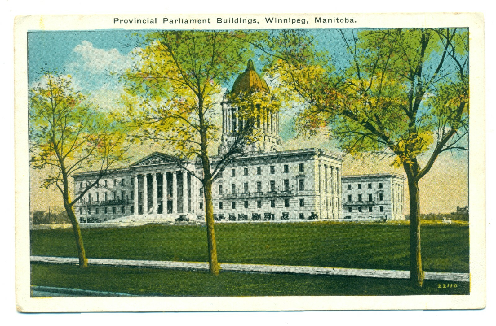 Postcard Provincial Parliament Buildings, Winnipeg, Manitoba VTG FCP ...