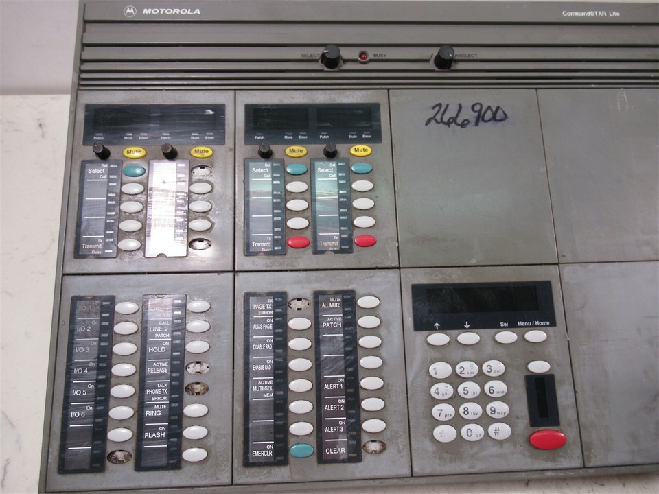 Motorola CommandSTAR Lite L3181A Desktop Radio Dispatch Console w ...
