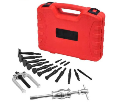 16-Piece Bearing Puller Set - Dual Mode Slide Hammer & U-Shaped Tools ...