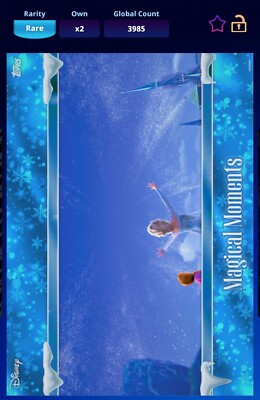 Topps Disney Collect Digital Frozen Sister's Day Blizzard ELSA No More ...