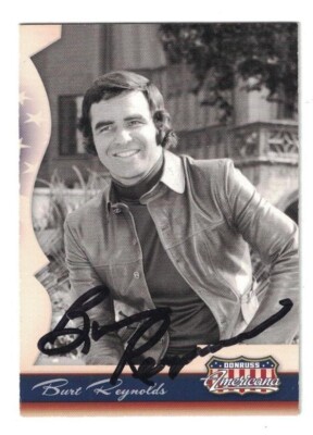 Burt Reynolds Signed Autographed 2007 Donruss Americana Card Actor | eBay