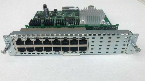 CISCO SM-X-ES3-16-P 16-Port Gigabit POE+ Layer 2/3 EtherSwitch Module ...