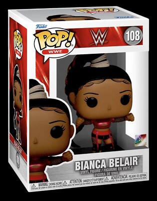 BIANCA BELAIR FUNKO POP WWE WRESTLING #108 RED OUTFIT COLLECTIBLE TOY ...