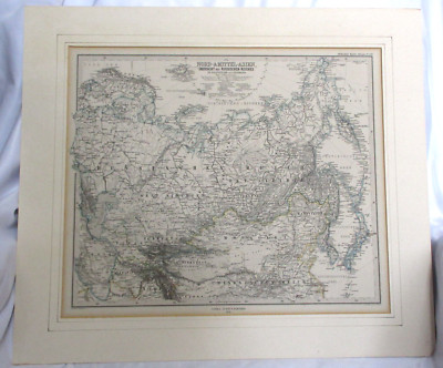 Pre-1900 - Hand Tinted Map