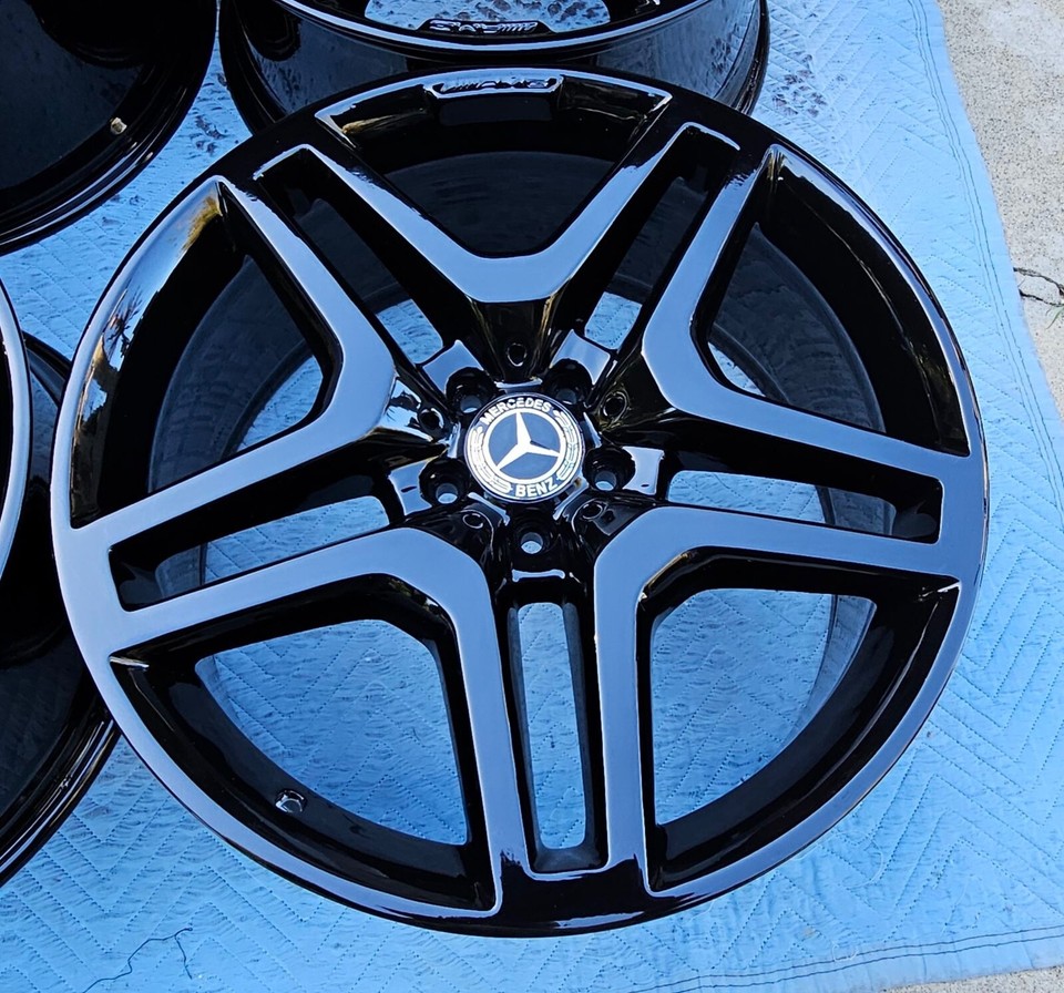 21" LKNEW OEM FACTORY ORIGINAL MERCEDES GL63 GL550 GL450 AMG BLACK ...