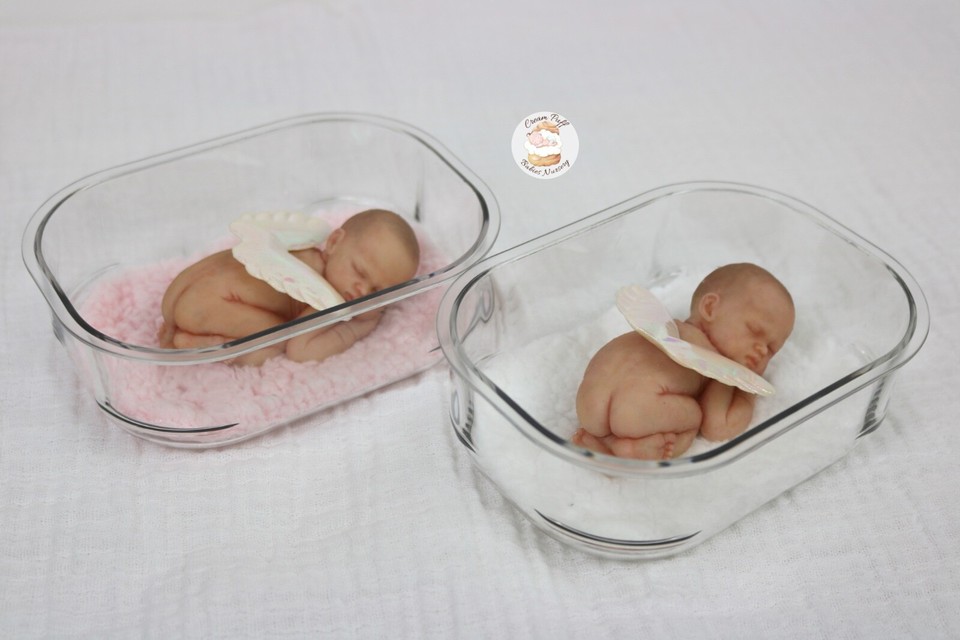 Reborn Silicone Mini Memorial Baby Girl Doll Reborn Doll Silicone Baby ...