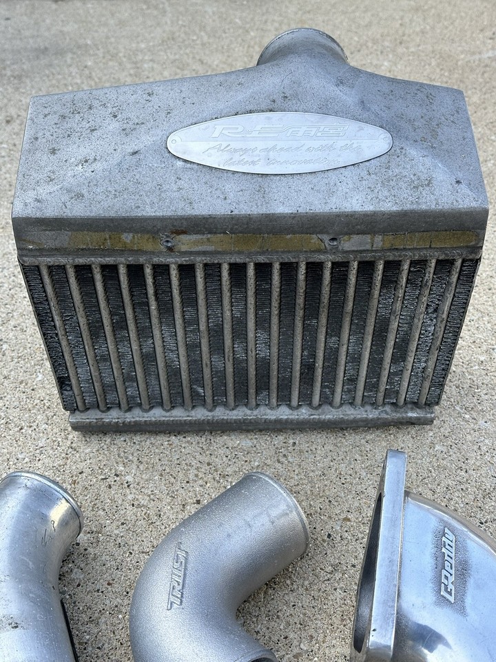 FD3S RX-7 RE-Amemiya Stock Mount Intercooler SMIC w/GReddy Elbow and ...