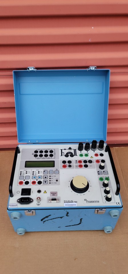 Programma SVERKER 760 Relay Test Set NIST Calibrated Megger Relay ...