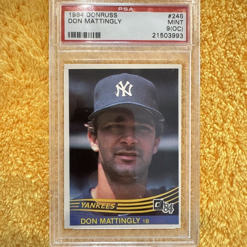 DON MATTINGLY 1984 DONRUSS ROOKIE PSA/DNA 9 MINT OC CARD #248 | eBay