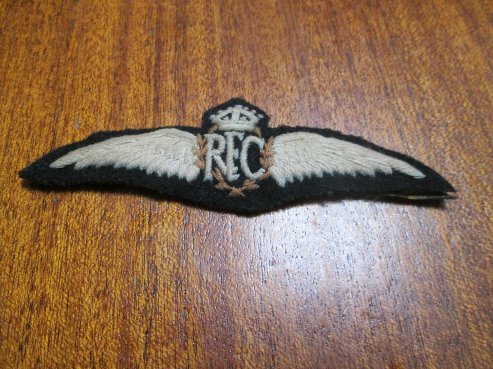 WW1 British RFC Royal Flying Corps Pilot's Padded Wing (came from ...