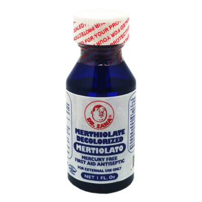 Dr Sana Decolorized Merthiolate Tincture. Antiseptic For Minor Wounds ...
