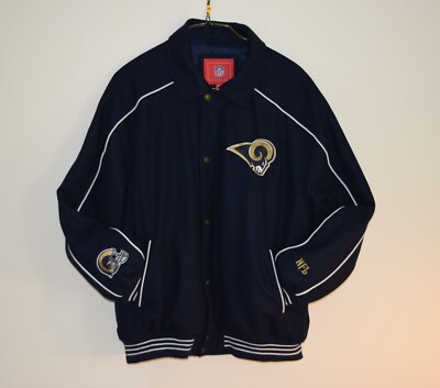 Very "Nice" - NFL - RAMS - Vintage Lined Wool Coat - Super NICE ...