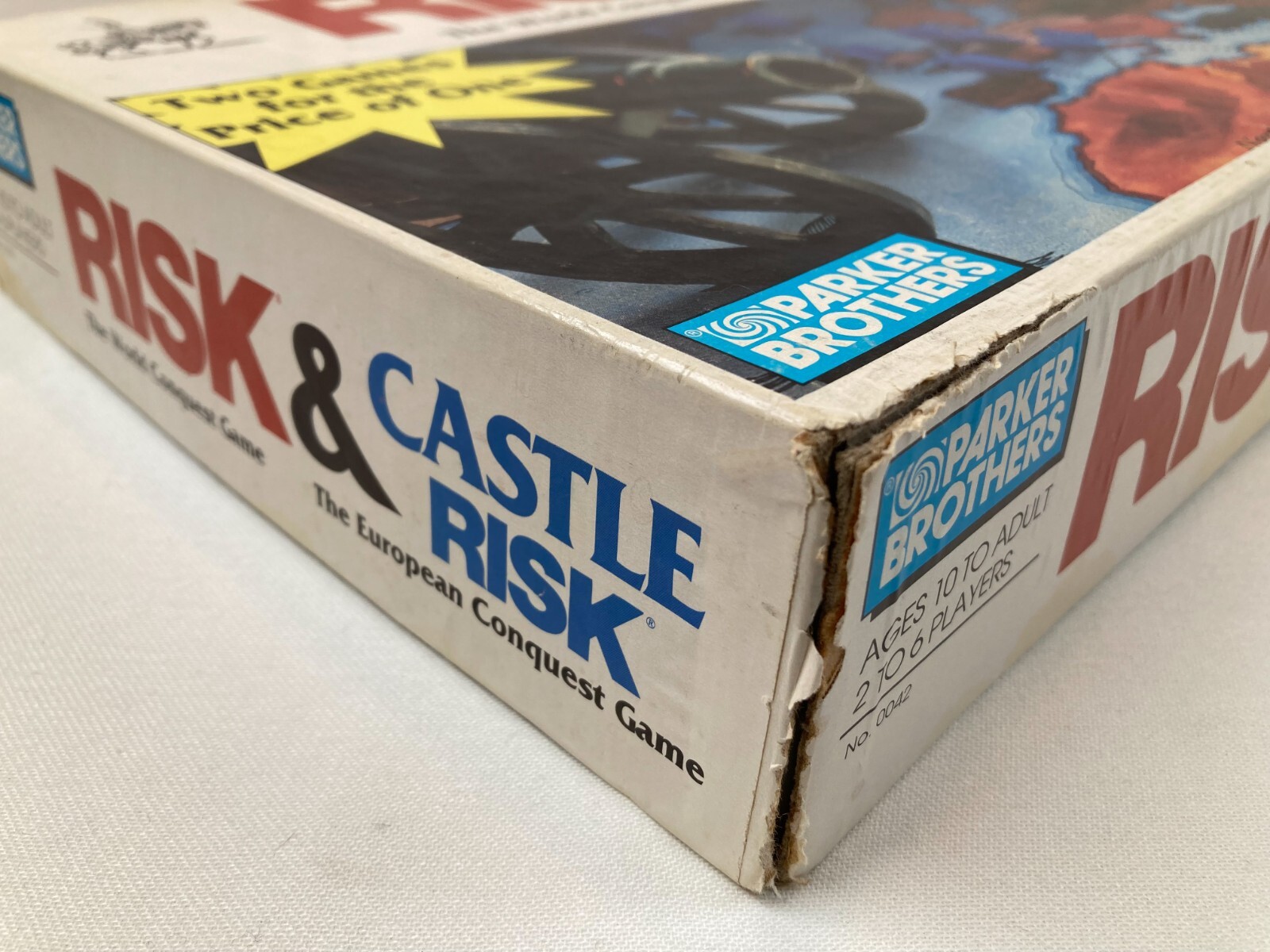Risk and Castle Risk 2-in-1 Games Parker Brothers 1990 *Complete* w ...