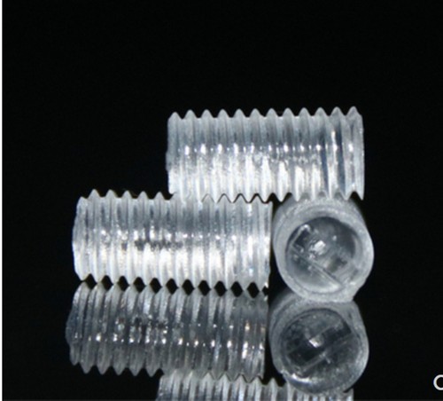 PC Polycarbonate Plastic Slotted Set Screws With Flat Point M3 M4 M5 M6 ...