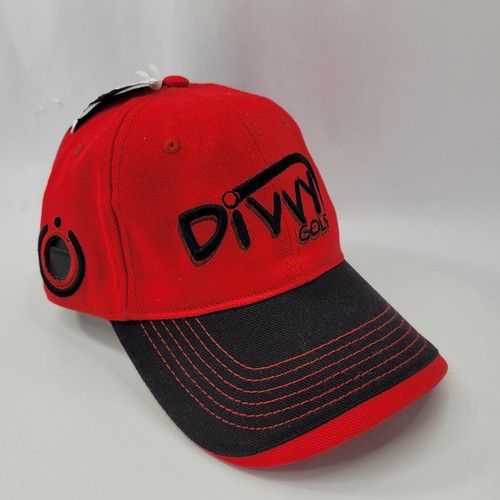 Head Divvy Men's Golf Cap Hat Easy Flip Red & Black Strapback | eBay