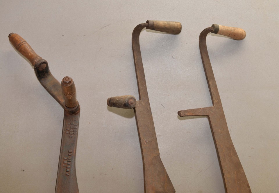 3 antique hay knife The American 1899 patent & more collectible farm ...