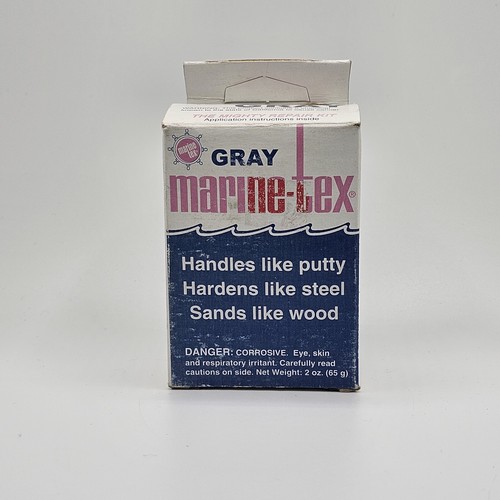 Marine-Tex Epoxy Putty Repair Kit Grey 2 oz | eBay