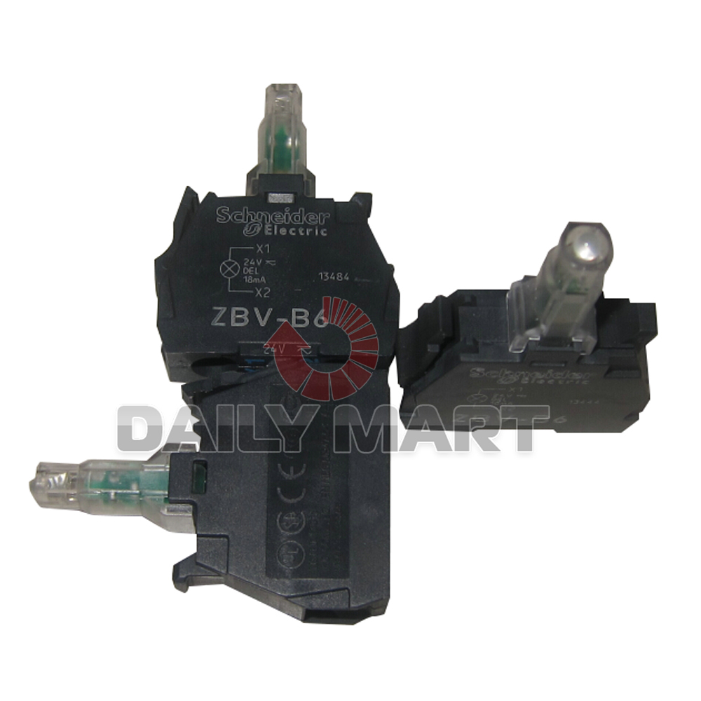 SCHNEIDER ZBV-B6 PUSH BUTTON INDICATOR LIGHT MODULE PLC NEW | eBay