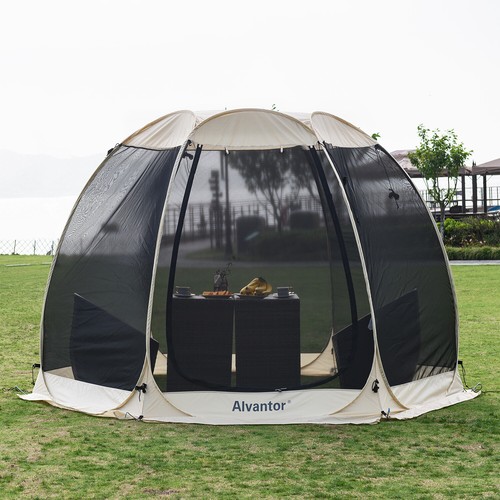 Pop Up Canopy Tent with Mesh Netting Portable Mesh Tent Outdoor Gazebo ...