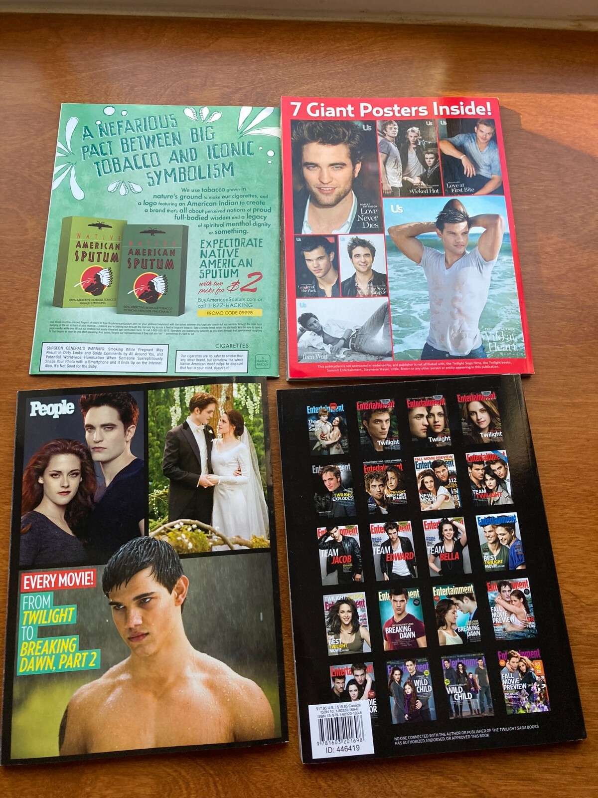 Twilight Collectors Magazines set of 4: Us, Entertainment Weekly ...