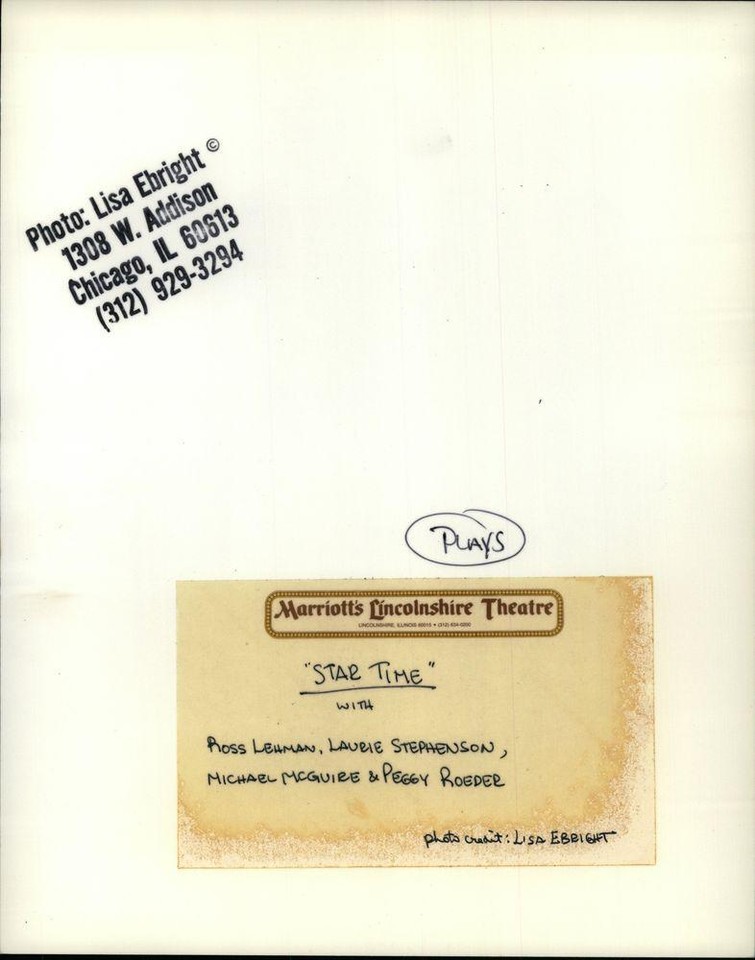 Press Photo Ross Lehman Laurie Stephenson Peggy Roeder - RRV68895 | eBay