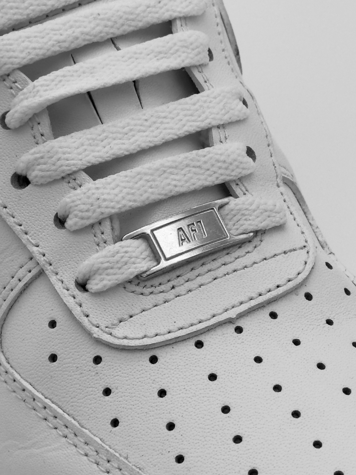 Metal-Plättchen-SET AF1 AIR FORCE 1 (Airforce One Metall Tag Schnalle ...