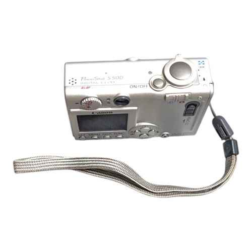 Canon PowerShot S500 Digital ELPH Camera 128MB CF Card As Is No Battery ...