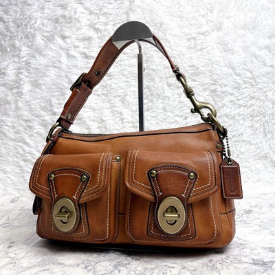 Rare COACH 65th Anniversary Legacy Turnlock y2k Brown 648 | eBay