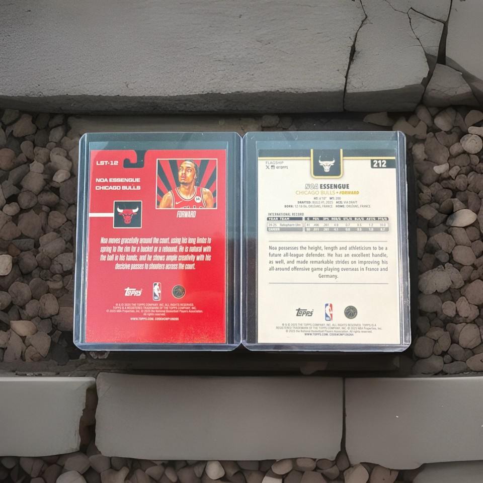 2025-26 Topps Black Friday Noa Essengue Blackout Parallel RC #212 ...