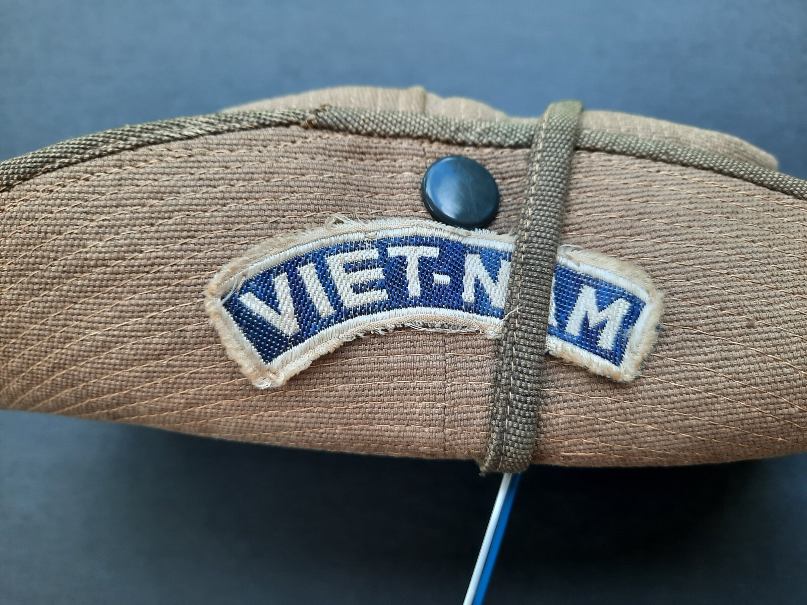 Original USAF Cowboy Style Hat Vietnam Silk Tab Patch Named GTH Bush ...