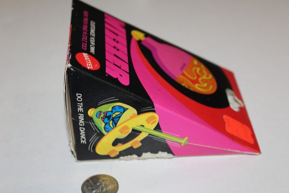 SEALED 1970 Mattel Wizzzer Whizzer Spin Fire Spinning Top NOS MISP New ...