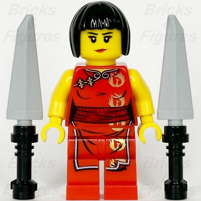 LEGO® Ninjago Nya Minifigure The Golden Weapons Red Robe 2507 2505 2172 ...